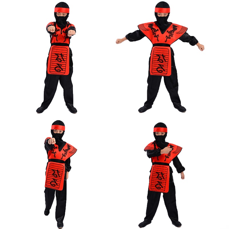 Cosplay Ninja Costume Kids Ninjago Assassin Halloween Fancy Dress ...