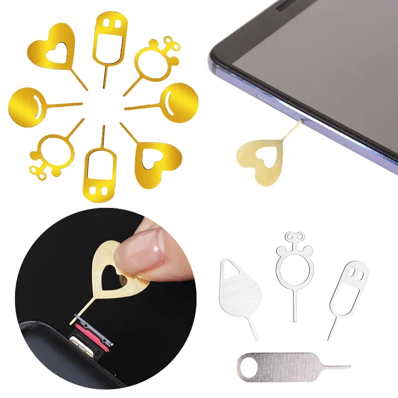 [Wholesale Price] 1PC SIM Card Tray Removal Tool Cartoon Shaped SD Card ...