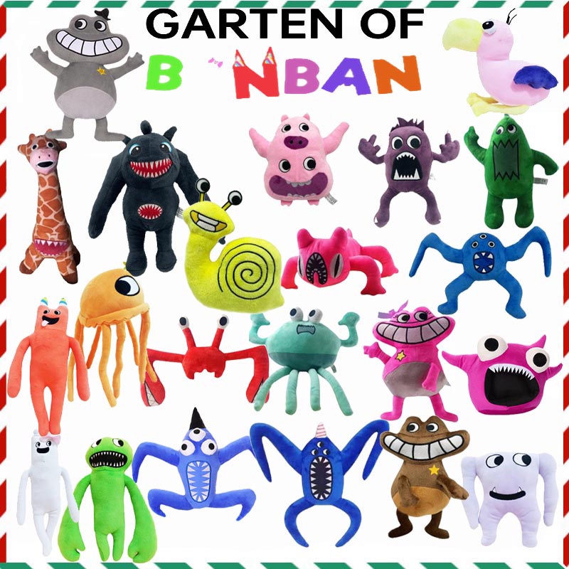 27cm Garten of BanBan Keychain Plush Toy Soft Plush Stuffed Games ...