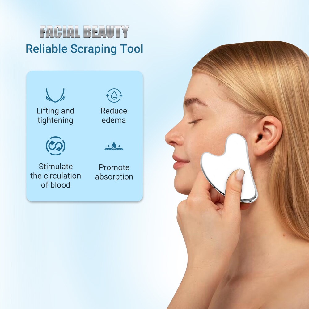 Suolaer Stainless Steel Myofascial Release Scraping Board Massager ...