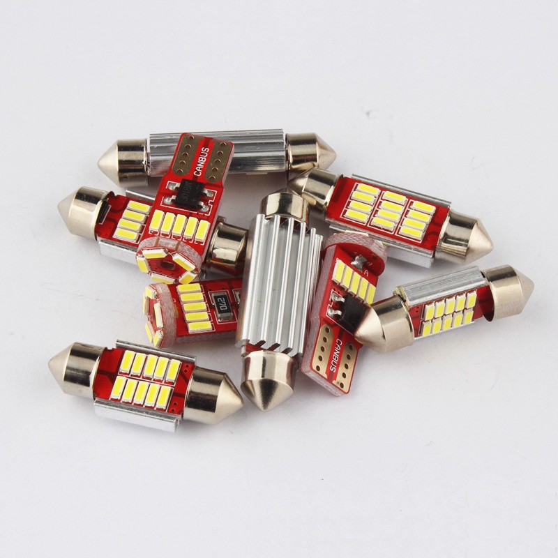 10Pcs LED Interior Dome Map Trunk License Plate Light Kit For Toyota ...