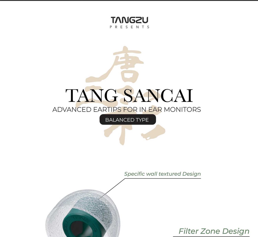 Tangzu Tang Sancai In-Ear Eartips Earphone Silicone Earphone Covers ...