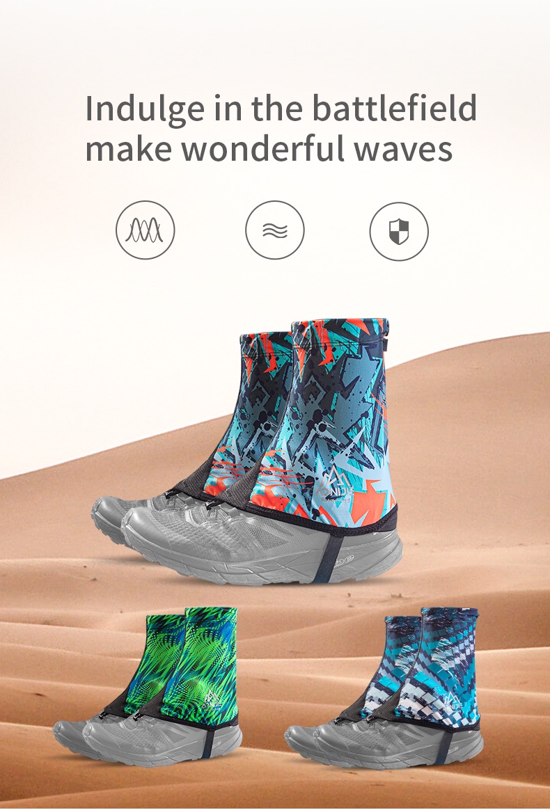 AONIJIE E4417 Ankle Gaiters for Hiking, Lightweight Trail Running ...