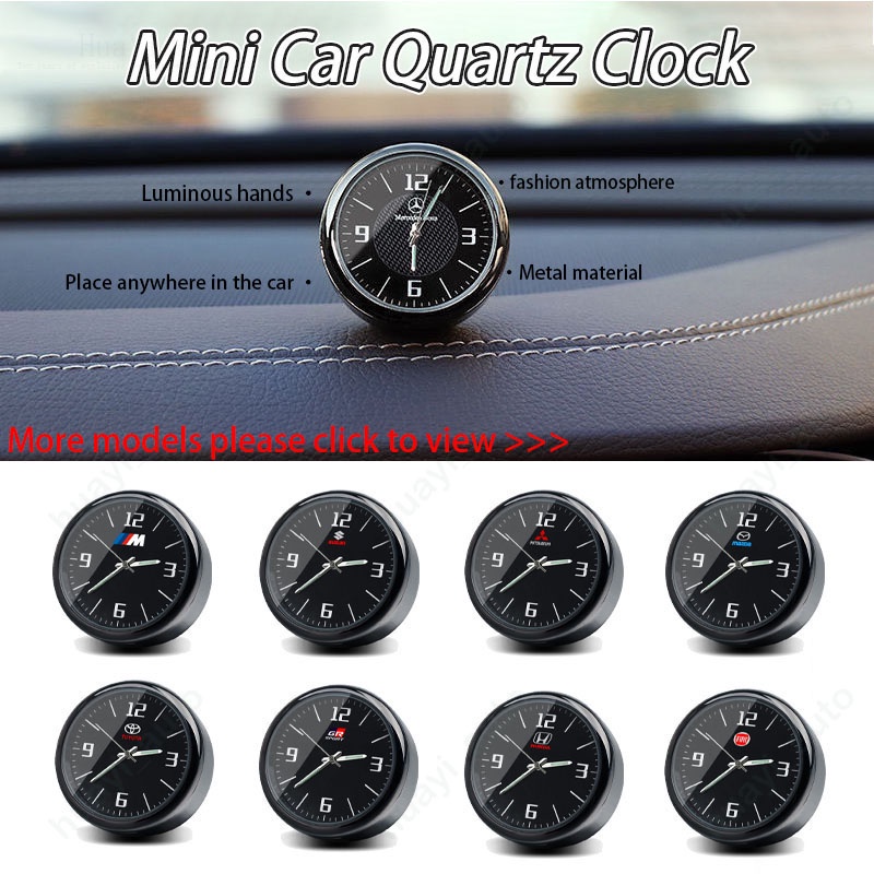 Mini Car Interior Electronic Quartz Watch Car Mini Clock For Toyota Gr ...