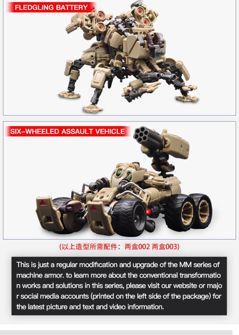 RIHIO Block Toys 1:60 MM003 Vermin Slasher Insect Cutting Machine Mecha ...