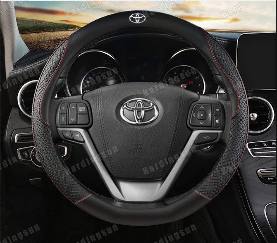 steering wheel cover leather car steering wheel cover handlebar cover ...