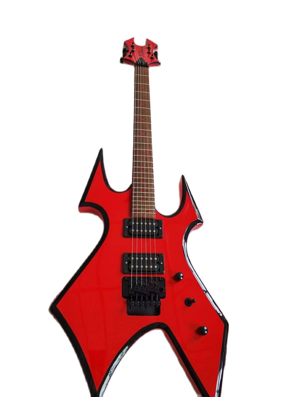 BC RICH MK3 Warbeast/Warlock Red Devil electric GUITAR new Black bevel ...
