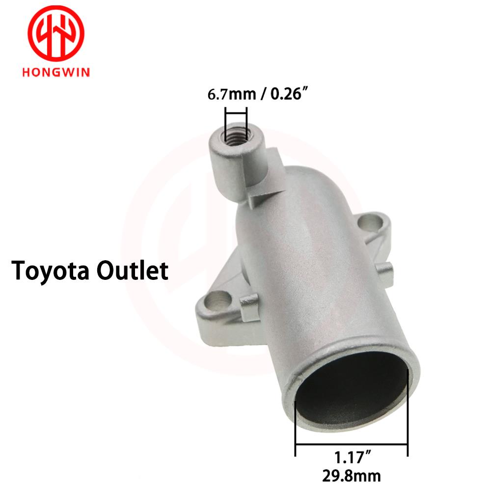 New Fitting Coolant Thermostat Housing Water Outlet Fits Toyota ...