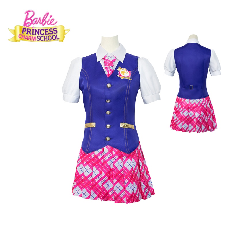 Barbie Elegant Charm Princess School Uniform Outfit Cosplay | Shopee ...