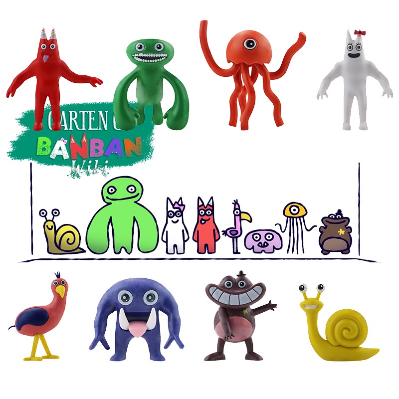Garten of Banban Figures PVC Suit Jumbo Josh Toy Kids Gift Ornament ...