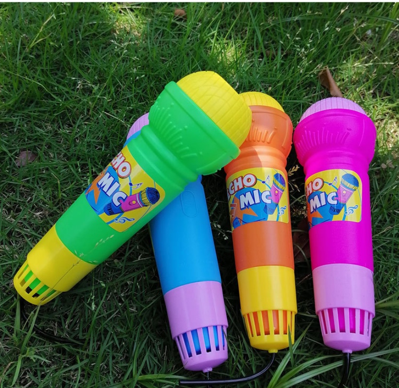 Echo Microphone Toy Children's Transparent Microphone Props Plastic ...