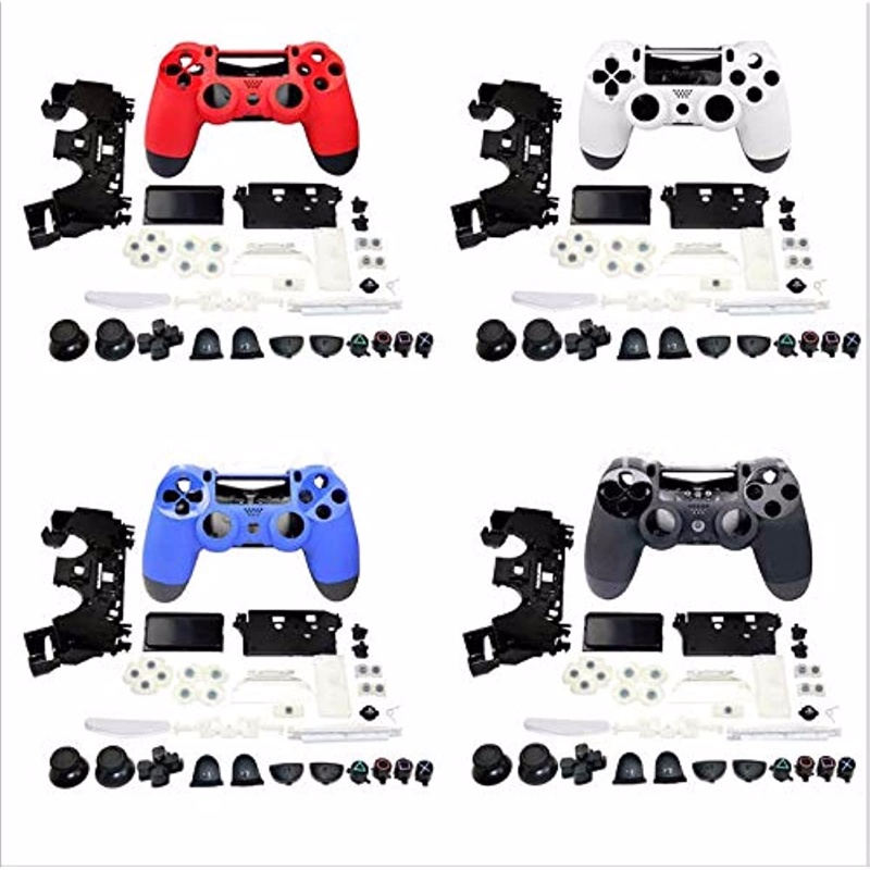 Full Housing Case Cover Shell Joystick Conductive Pad Full Buttons ...