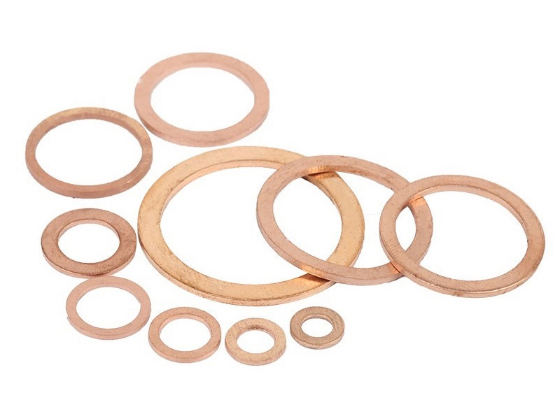 Copper Washer M5 M6 M8 M10 M12 M14 M16 M18 M20 M22 M24 Sealing Solid ...