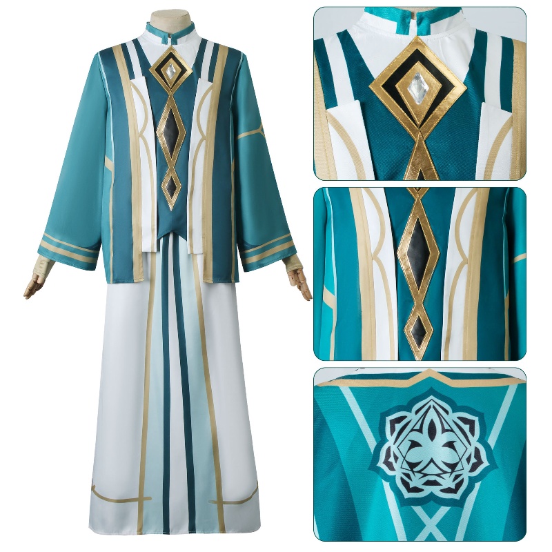 Game Genshin impact The Akademiya Uniform Cosplay Man Woman Costume Wig ...