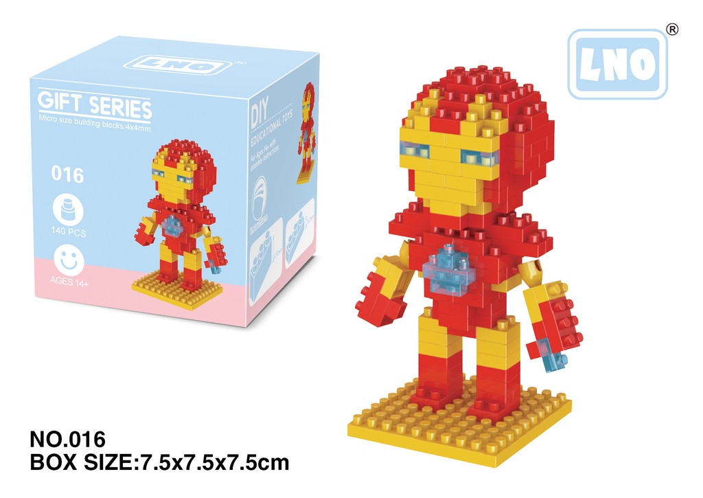 Anime Building Blocks Iron Man Thor Hulk Spider-Man Captain America ...