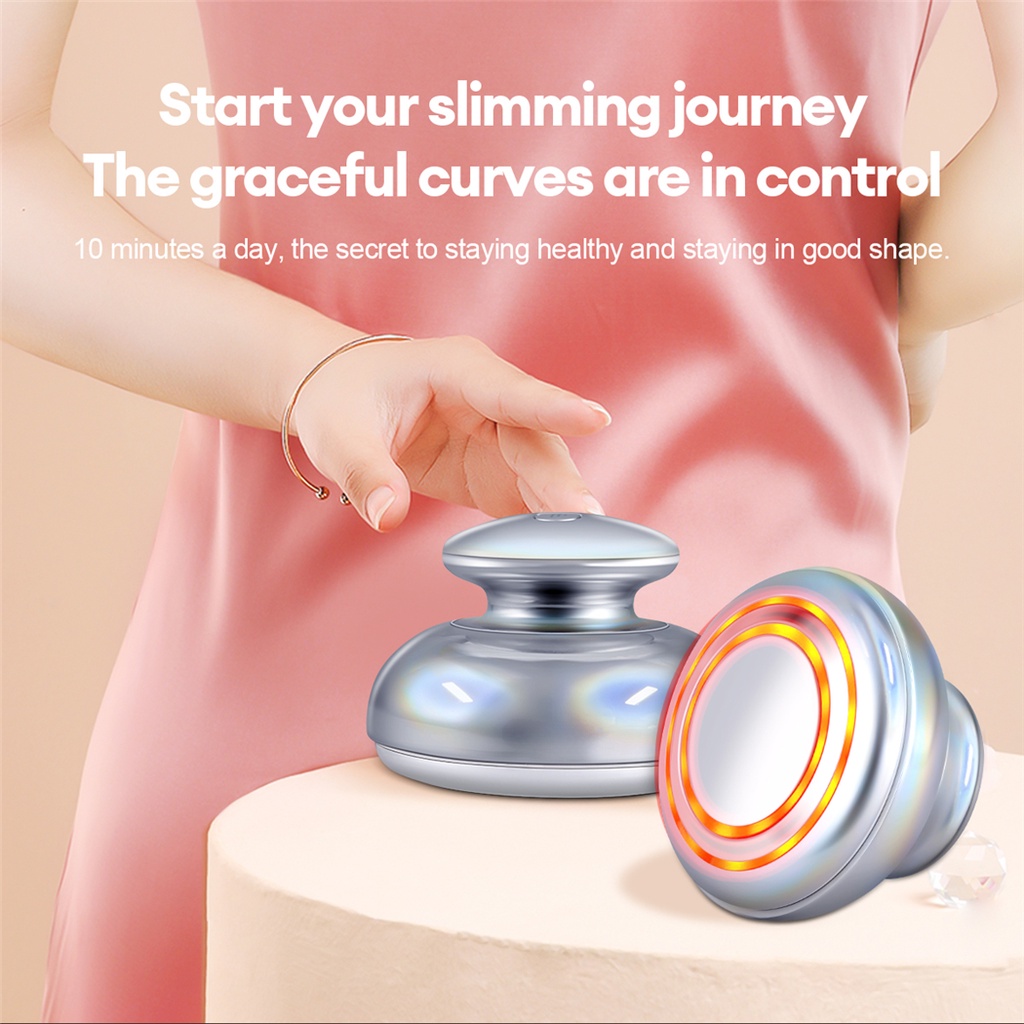 Electric EMS Body Shaping Massage Equipment Sonic Vibration LED Therapy ...