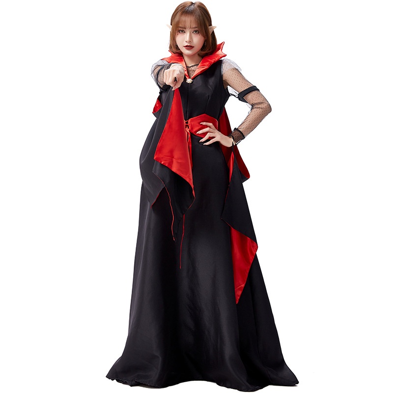 Vampire Costume Adult Women Withch Dress Demon Cosplay Uniform ...