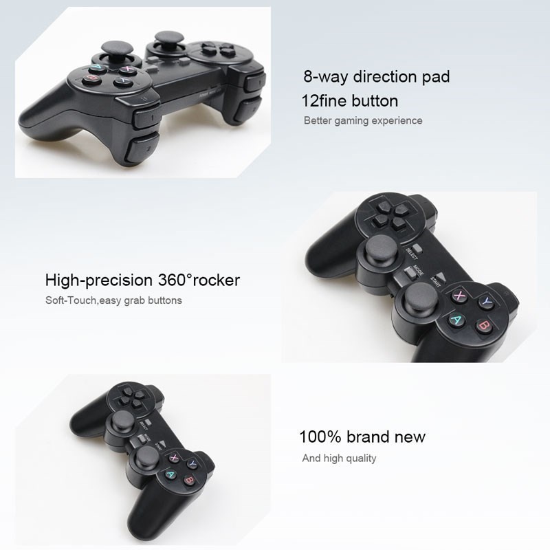 2Pcs 2.4Ghz Wireless Gamepad PC Controller Game Stick GD10 M8 Console ...