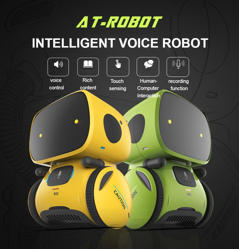 Ang AT intelligent voice robot ay maaaring kumanta, sumayaw, makipag ...