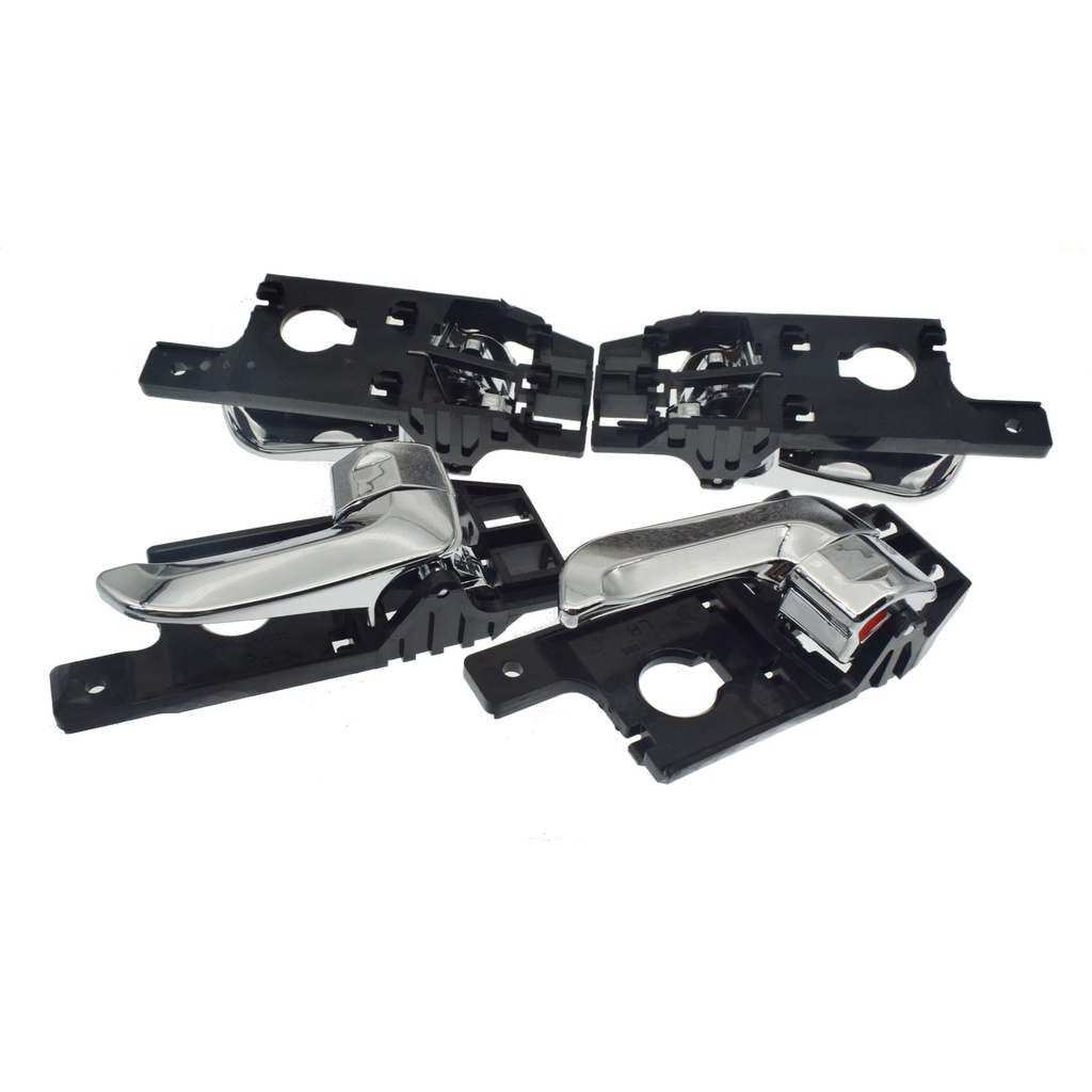 Black / Chrome Car Inner Interior Inside Door Handles Left Right LH RH ...