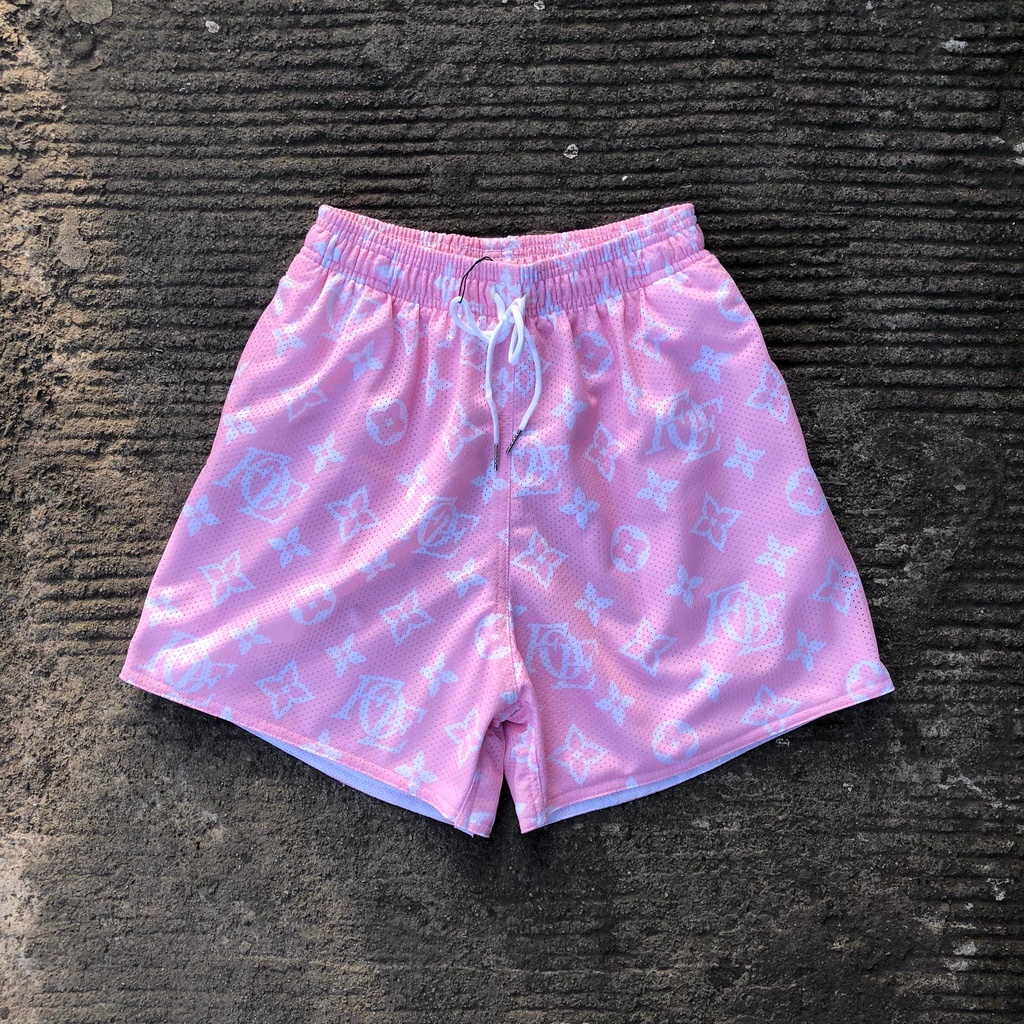 MESH LV PASTEL PINK - Blessed Supply Co. - FULL SUBLI MESH SHORT ...