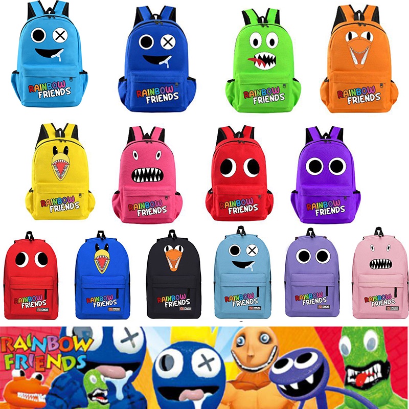 Roblox Rainbow Friends Backpack Rucksack Schoolbag Travel Kids Xmas ...