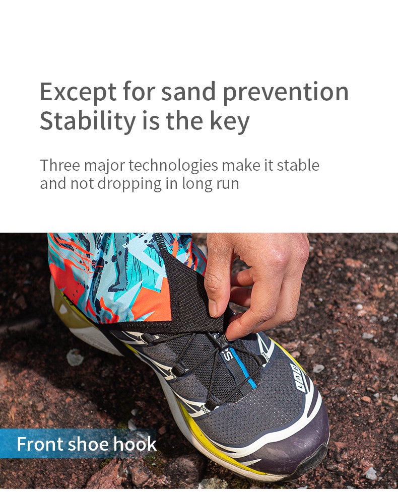 AONIJIE E4417 Ankle Gaiters for Hiking, Lightweight Trail Running ...