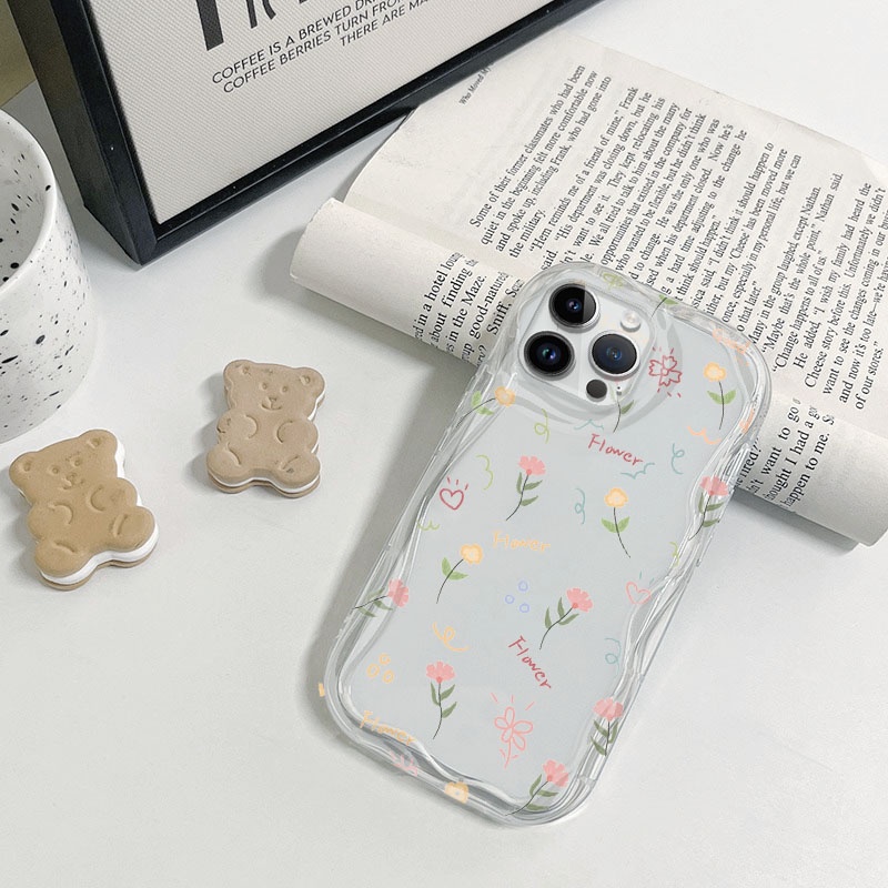 YBD Cute Wave Phone Case for Vivo Y02 Y02A Y02T V2254 Small Fresh ...