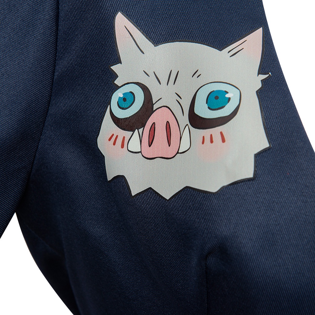 Anime Demon Slayer Kimetsu No Yaiba Hashibira Inosuke Cosplay Costume ...