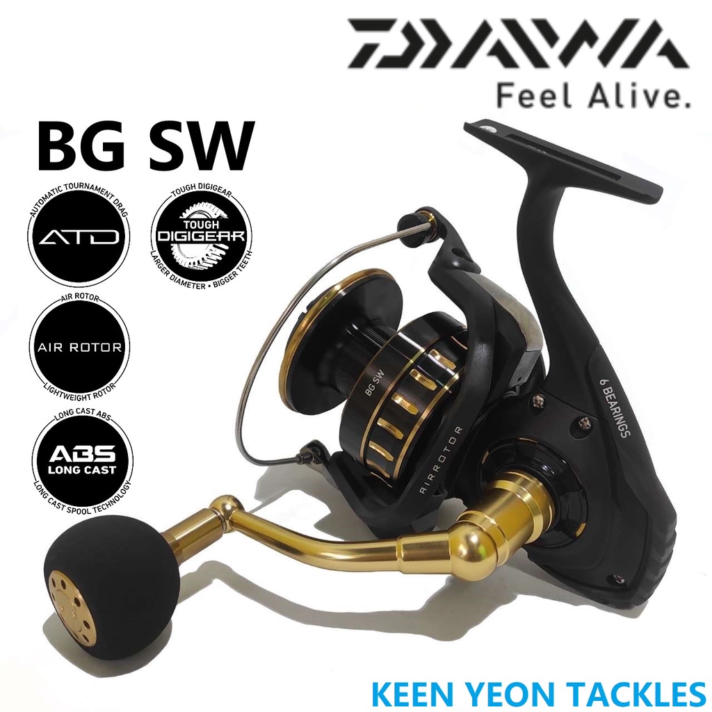 DAIWA BG SW FISHING REEL (SPINNING) | Shopee Philippines