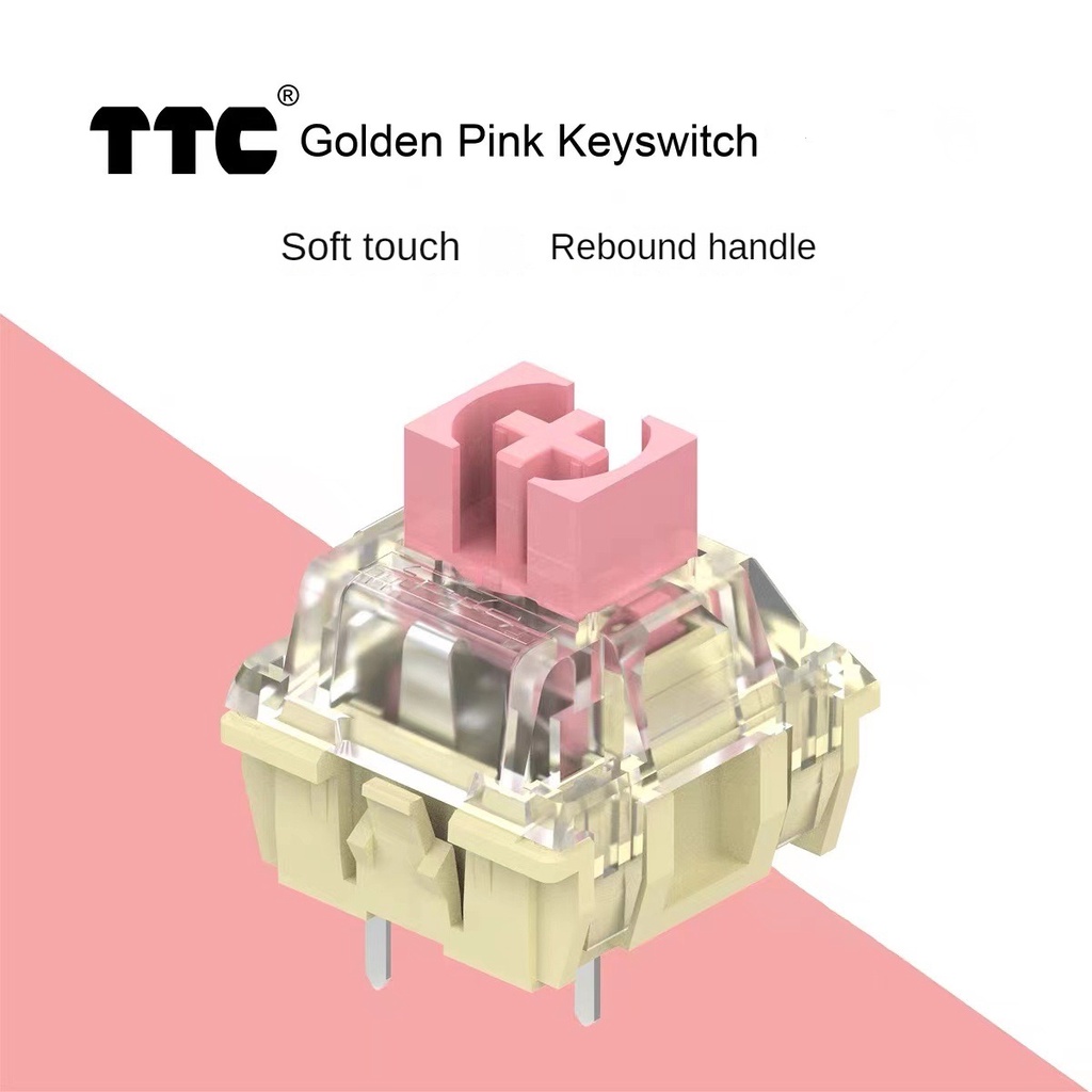 TTC switch Mechanical keyboard switch body TTC steel TTC gold Pink ...