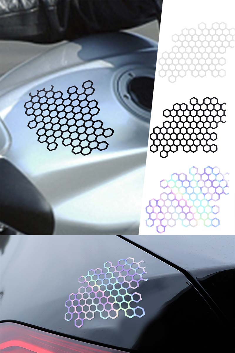 Smiling Demon Reflective PVC Car Sticker / 3 Sizes Motorcycle ...