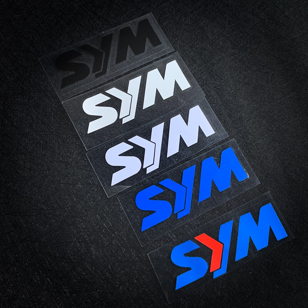 For SYM vf3i Motorcycle Reflective Sticker SYM Logo Emblem Decal ...