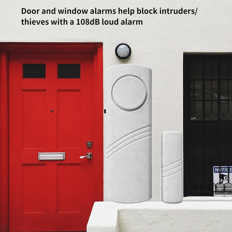 KIPRUN Door and Window Security Alarm Magnetic Triggered Door Open ...