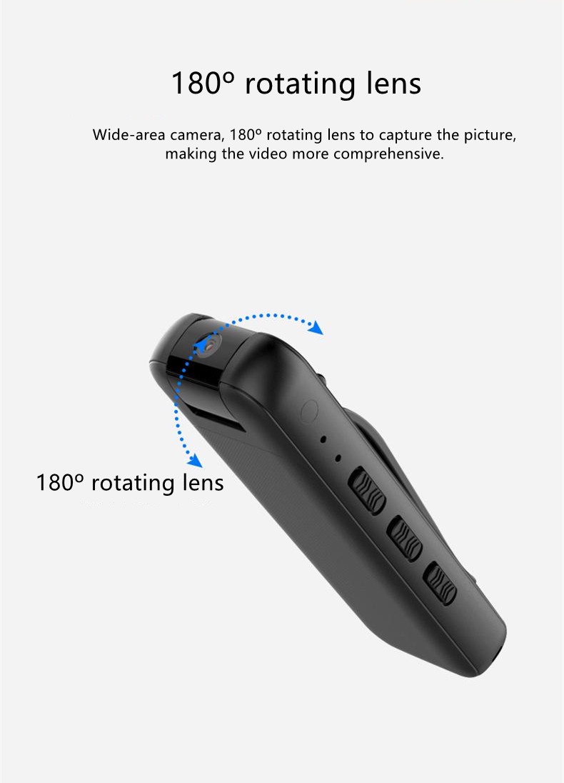 Body Camera Full HD 1080P Micro mini Camcorder Night Vision DV Video ...