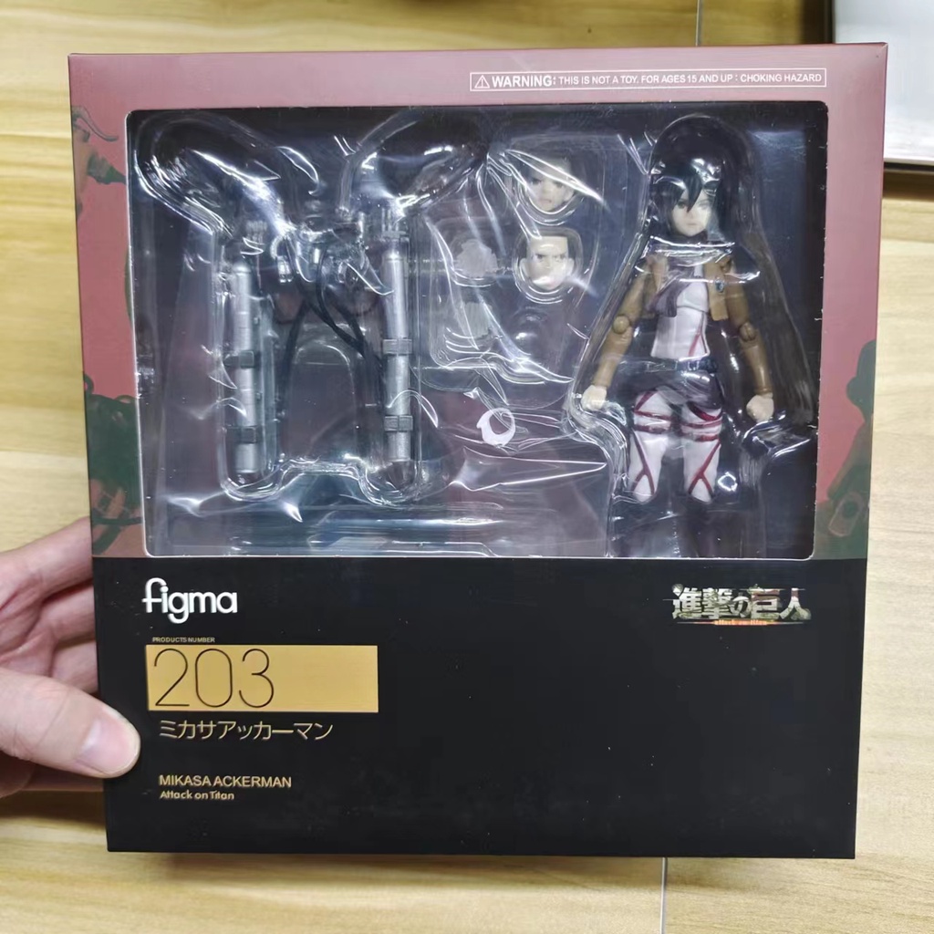 Nendoroid Attack on Titan Figma Action Figure 207 Eren Jaeger 203 ...