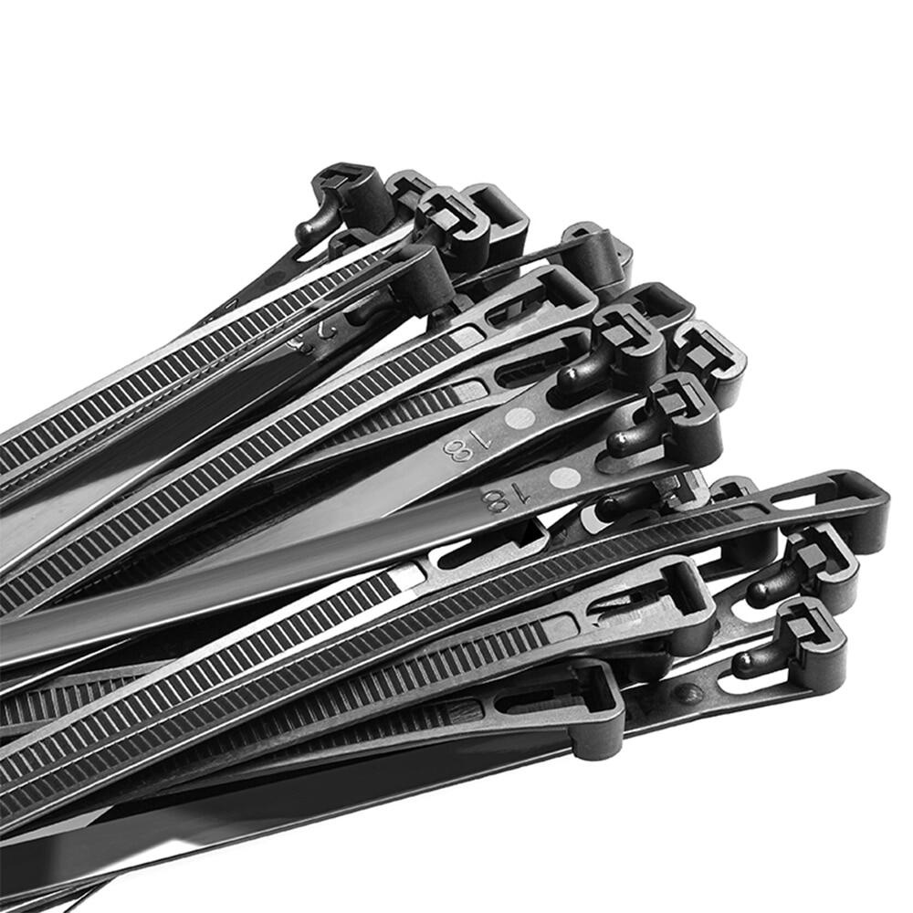 20 Pieces Reusable Zip Ties Heavy Duty No Hurt Removable Cable Ties ...