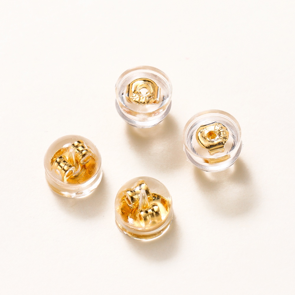 St. kunkka 20pcs 4.5 * 5.5mm Plated 18K Color-Preserving Real Gold ...