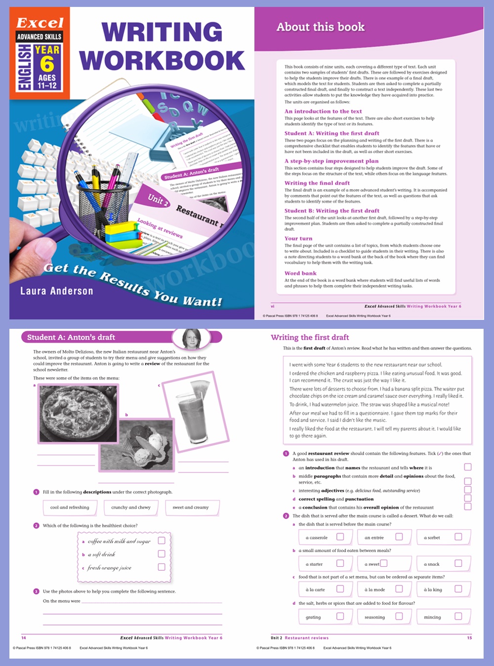 Writing Workbook Grade1-6 Advanced Skills How To Write Writing Skill ...