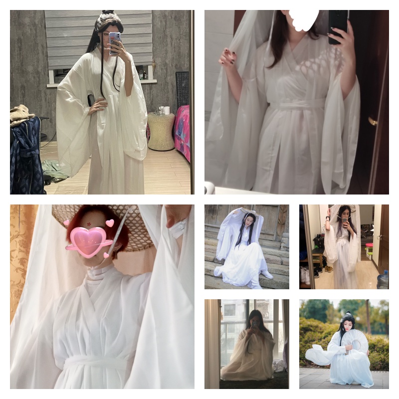 Xie Lian Cosplay Costume Tian Guan Ci Fu Cosplay Xielian Wigs Bamboo ...