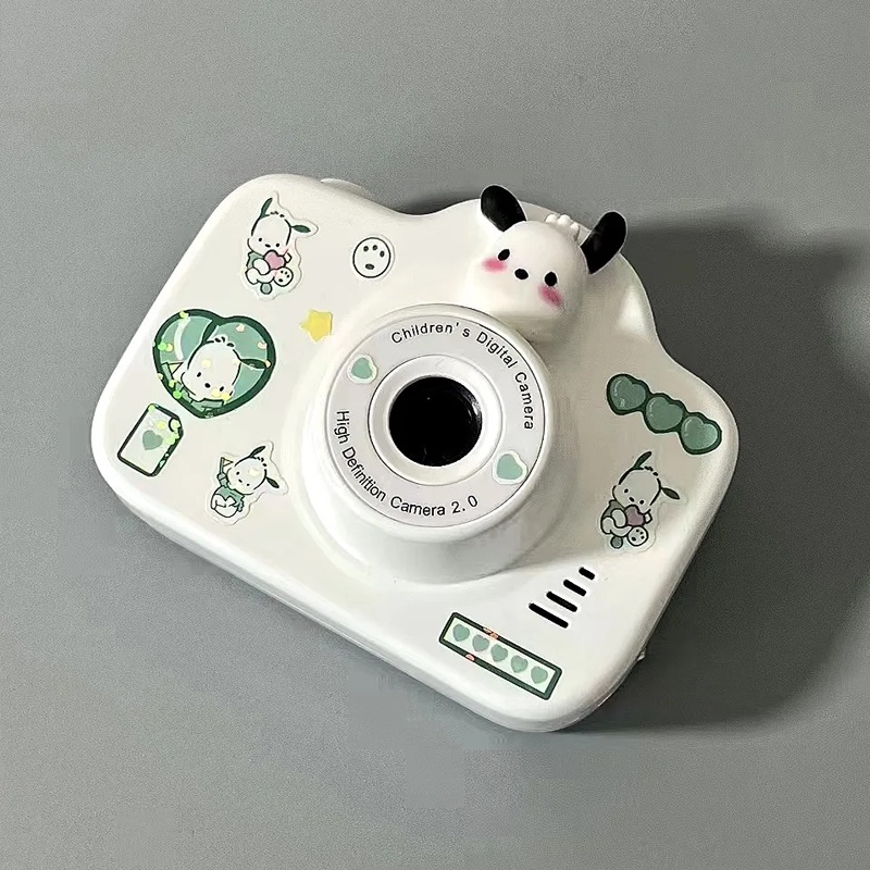 Sanrio 4000 Pixels Kids Camera Kuromi Pochacco Cinnamoroll DIY Stickers ...
