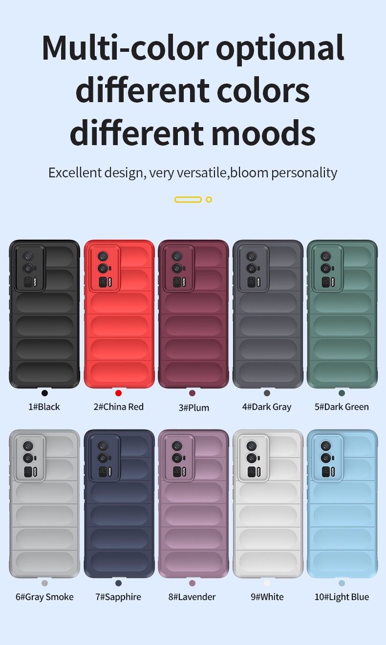Lenuo Luxury Silicone Soft Phone Case for Xiaomi Poco C65 F5 Pro X5 Pro ...