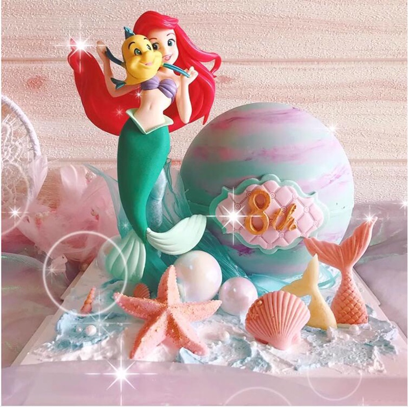 Mermaid Ariel Princess Action Figure 19cm The Little Mermaid Figuras ...