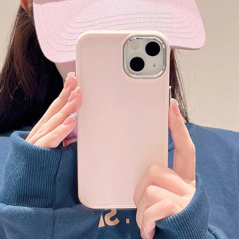 Pink Metal Buttons Phone Case Compatible for IPhone 14 Pro Max 13 12 11 ...