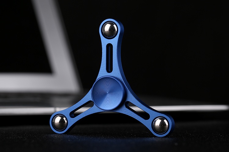 Tri-Spinner Fidget Funny Kid Adult Toy Fidget Spinner Metal EDC Hands ...