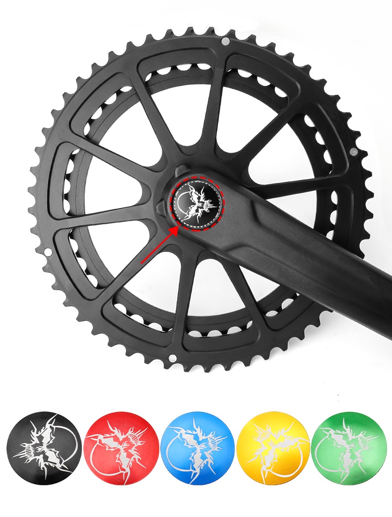 MUQZI Bicycle Teeth Plate Crank Cover Road Mountain Bike MTB Foldable ...