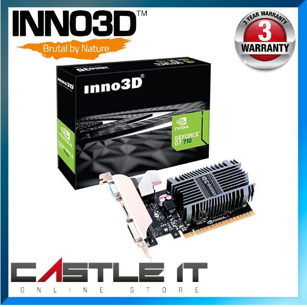 INNO3D GT 710 LP 2GB SDDR3 Nvidia GeForce GT710 2G D3 Low Profile ...