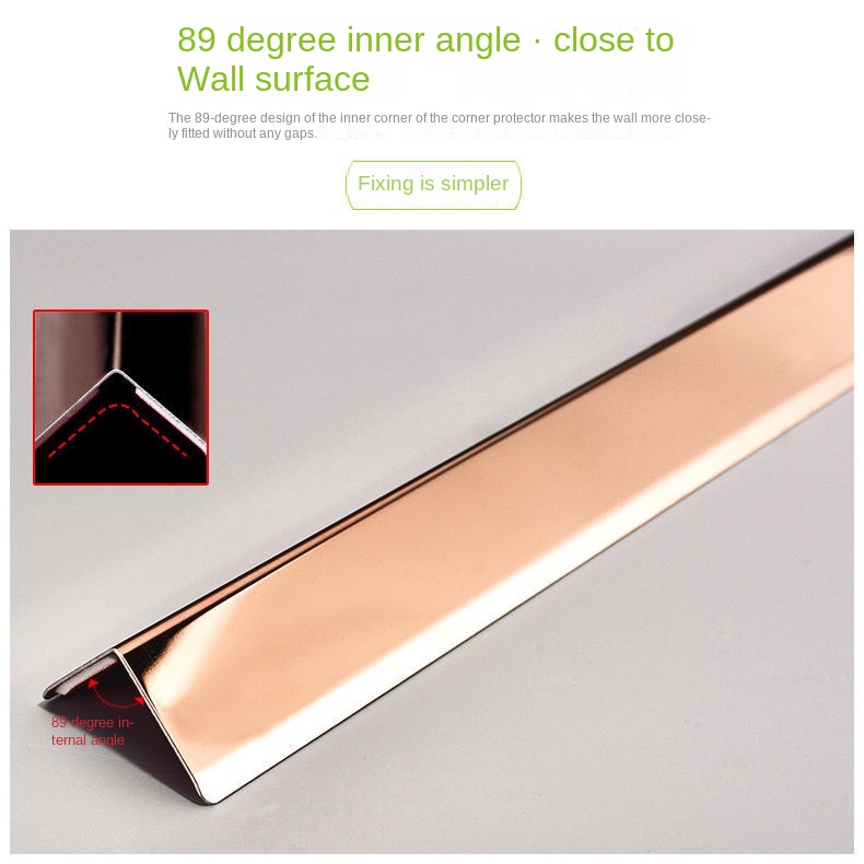 Stainless Steel Corner Protection Strip Corner Protection Strip Corner ...