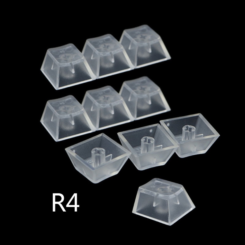 Amerteer 10Pcs Transparent ABS Keycaps Mechanical keyboard Matte ...