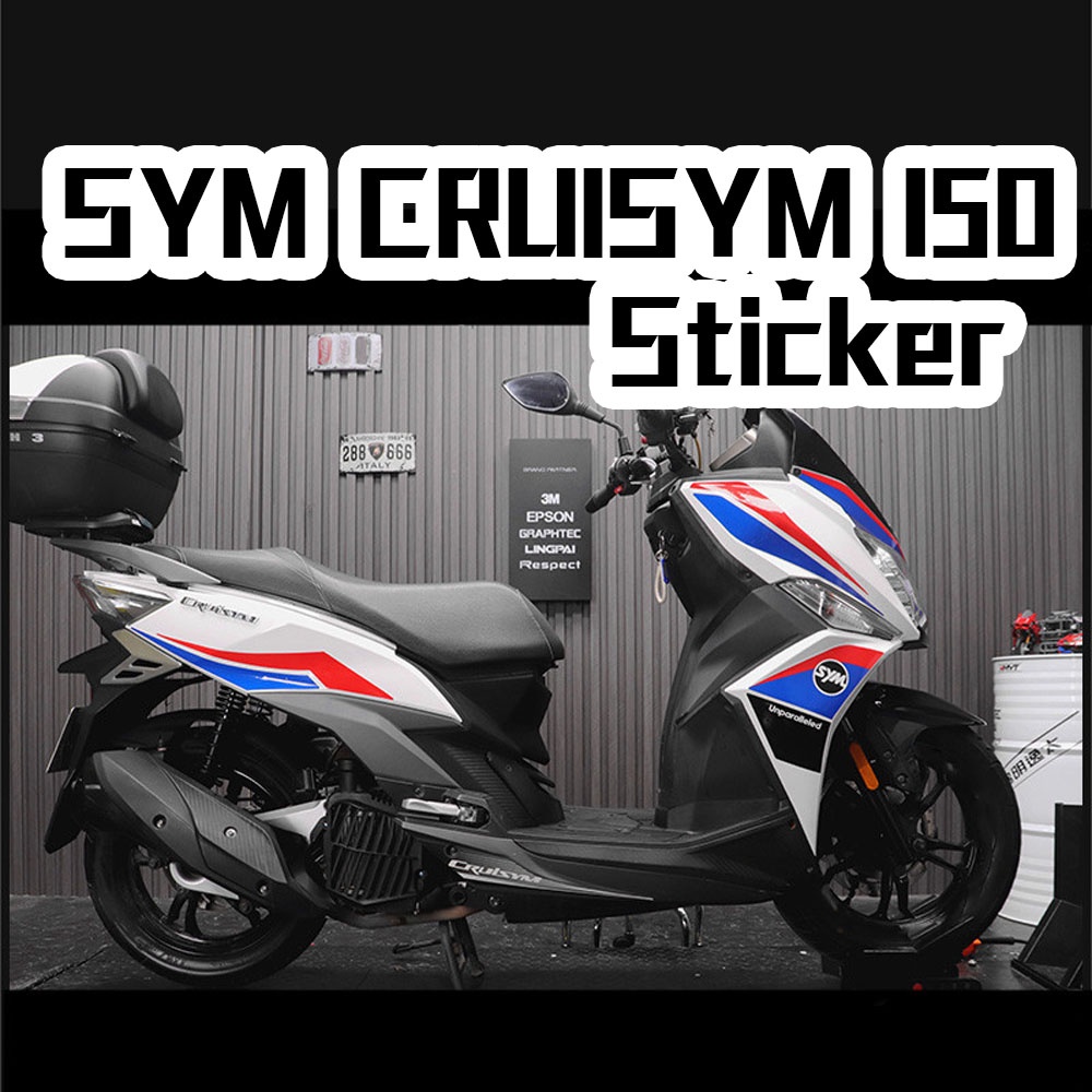Motorcycle Sticker SYM CRUISYM 150 Decals Waterproof Full Body Stickers ...